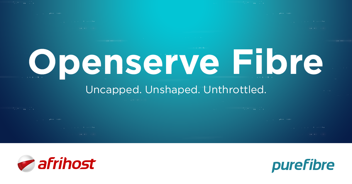 Openserve Fibre - Afrihost
