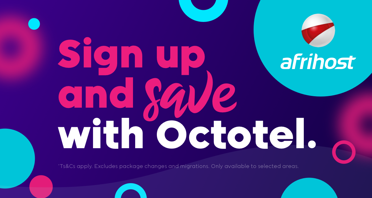Signup and save with Octotel Fibre | Afrihost